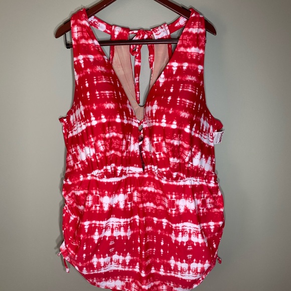 Cacique | Swim | Cacique Swimsuit 44dd Plus Size Red Nwot Tye Dye ...